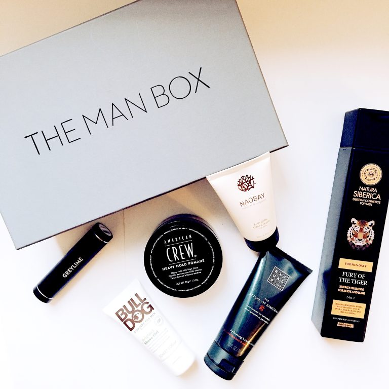The Man Box : a beauty box for men – Plumedaure